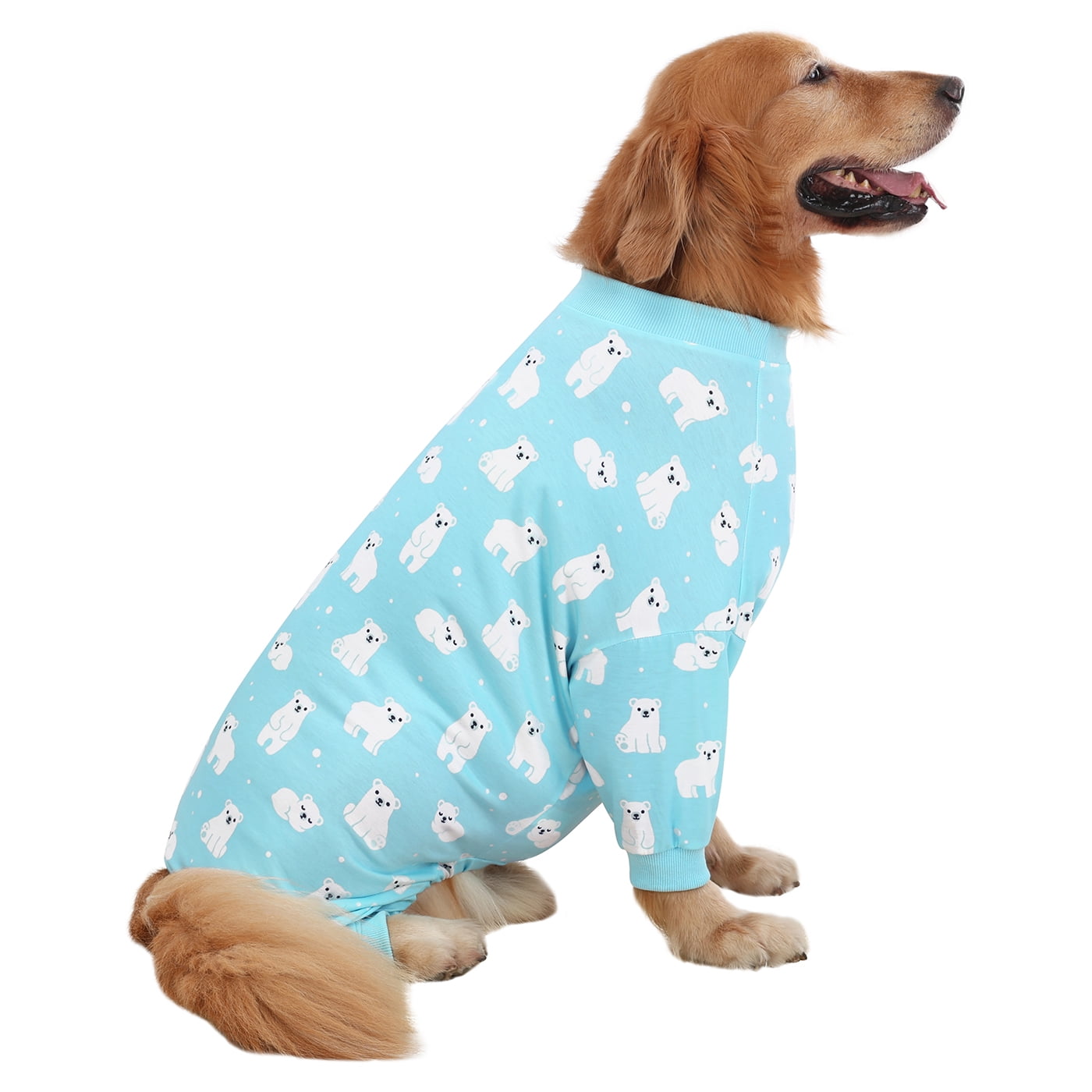 HDE Dog Pajamas One Piece Jumpsuit Lightweight Dog PJs Shirt for S-3XL ...
