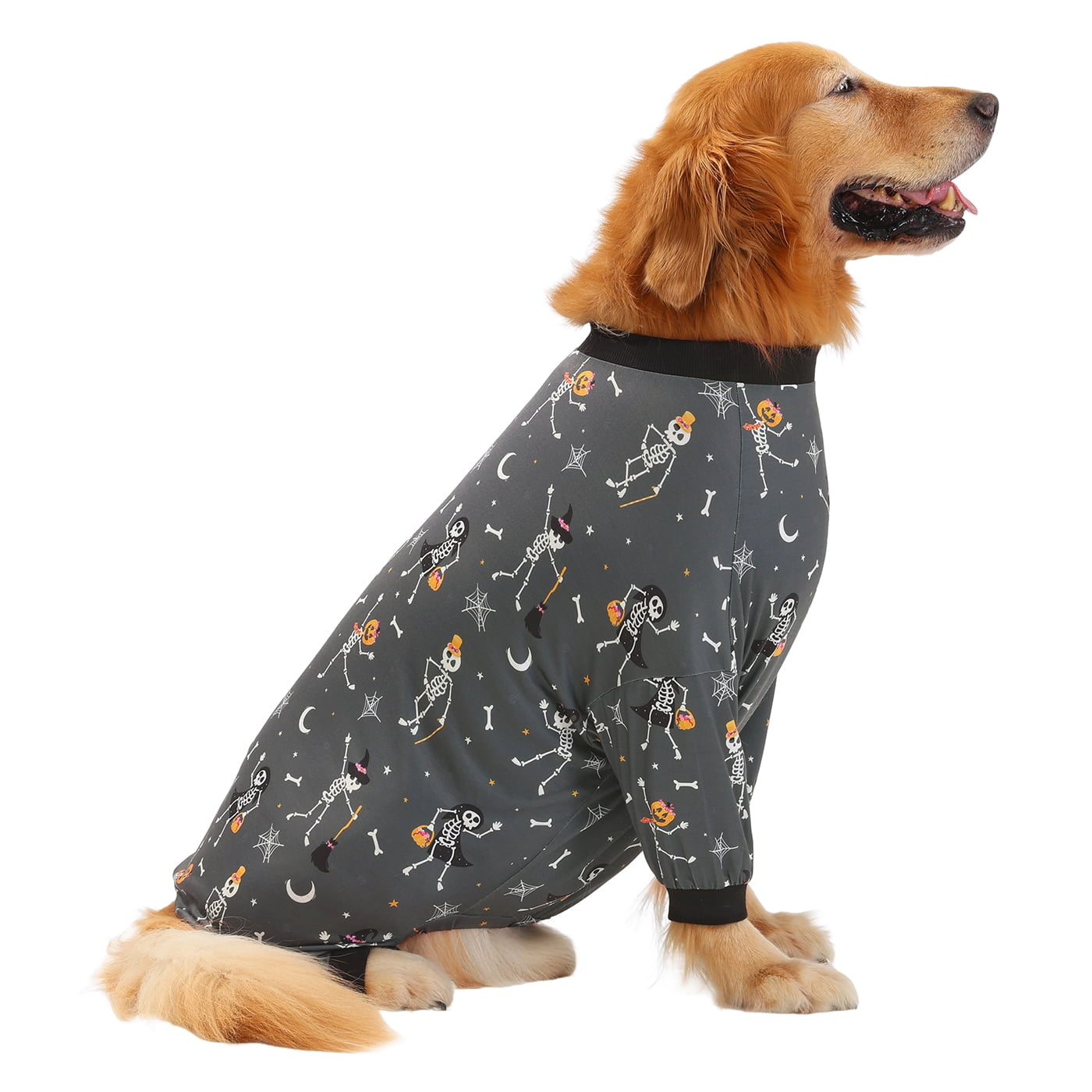 HDE Dog Pajamas One Piece Jumpsuit Lightweight Dog PJs Shirt for S-3XL ...