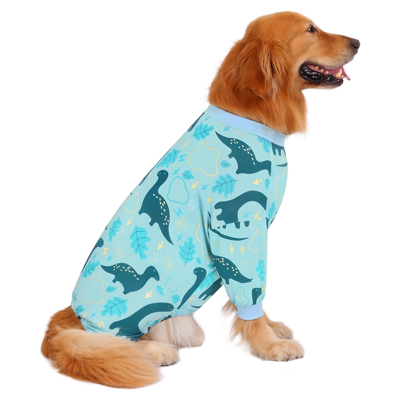 HDE Dog Pajamas One Piece Jumpsuit Lightweight Dog PJs Shirt for S-3XL ...