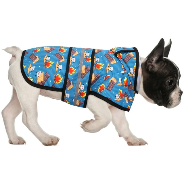HDE Dog Raincoat Hooded Slicker Poncho for Small to X-Large Dogs and ...