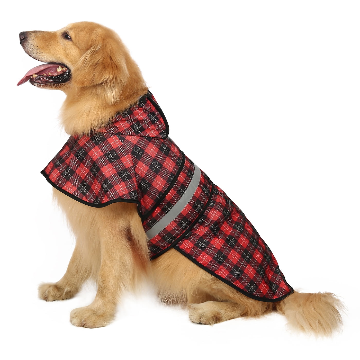 HDE Dog Raincoat Hooded Slicker Poncho for Small to X-Large Dogs and ...