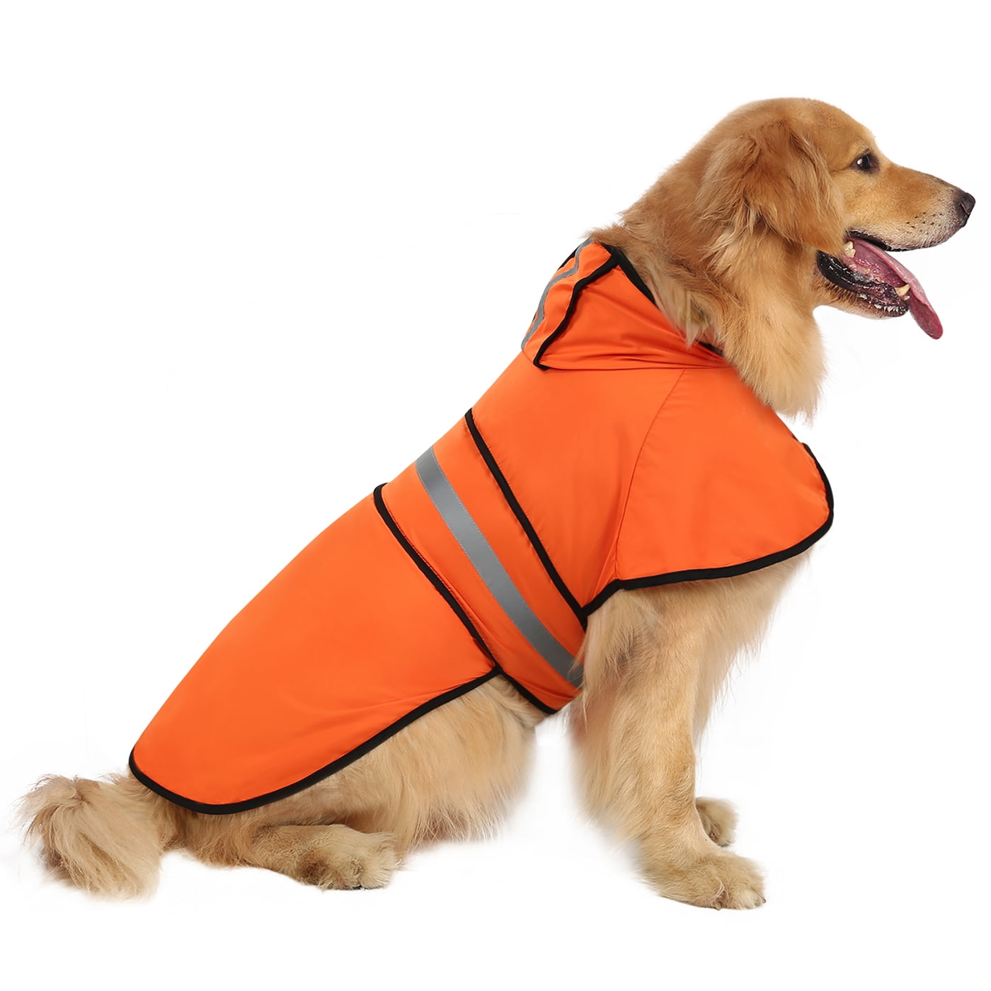 HDE Dog Raincoat Hooded Slicker Poncho for Small to X-Large Dogs and ...