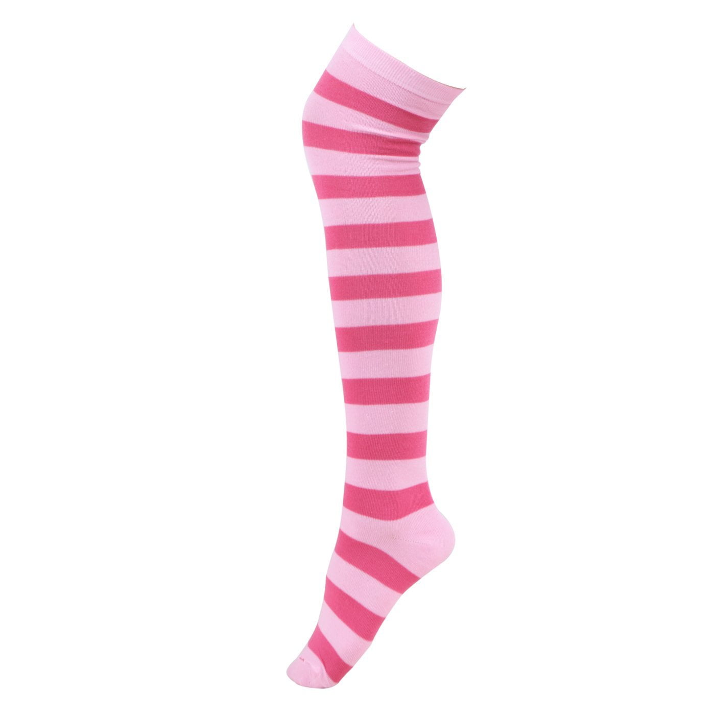 HDE Women’s Extra Long Striped Socks Over Knee High Opaque Stockings ...