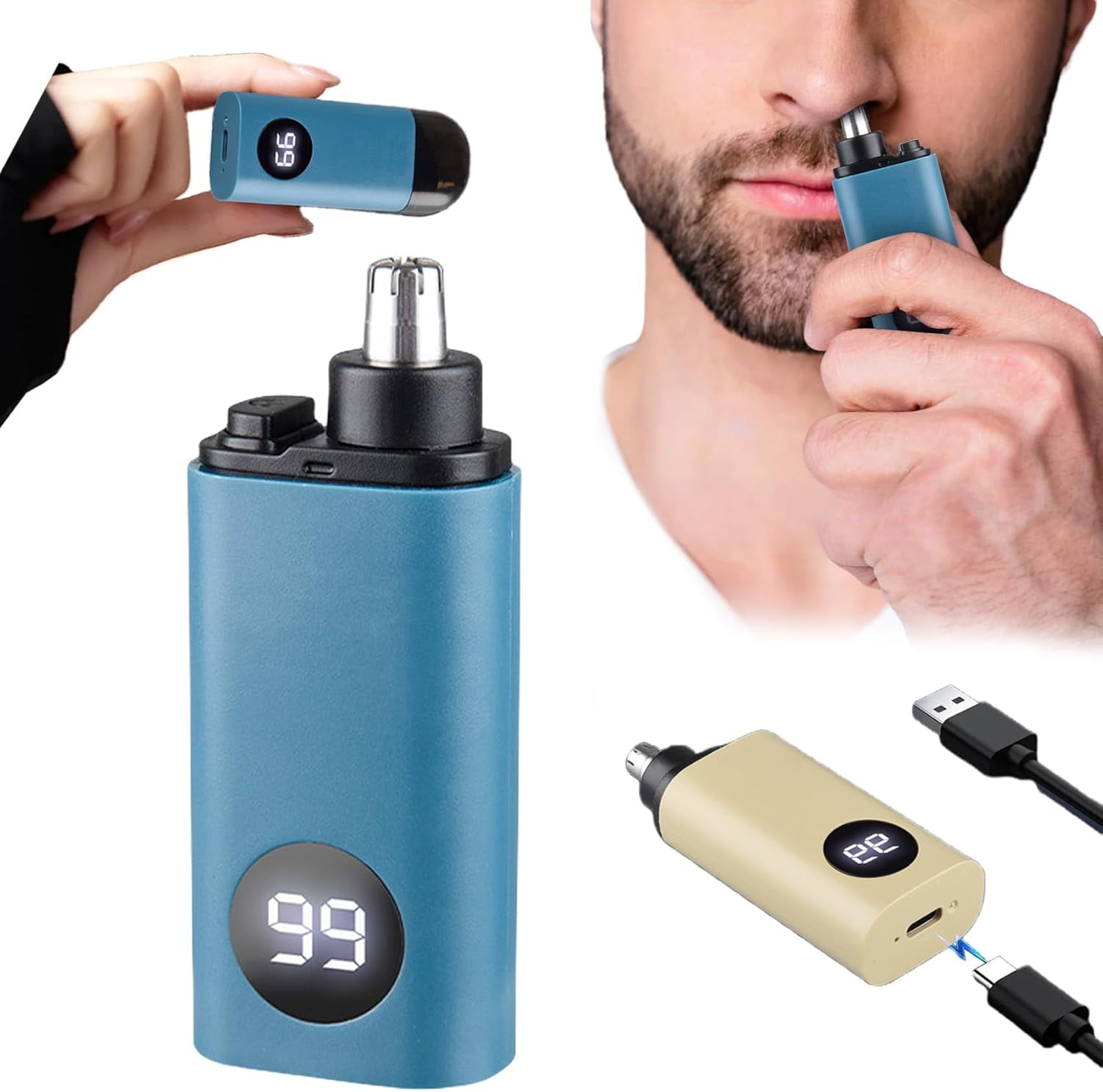 HDGSKBUA Gelmalls Nose Trimmer, Versatile Portable Ear and Nose Hair ...