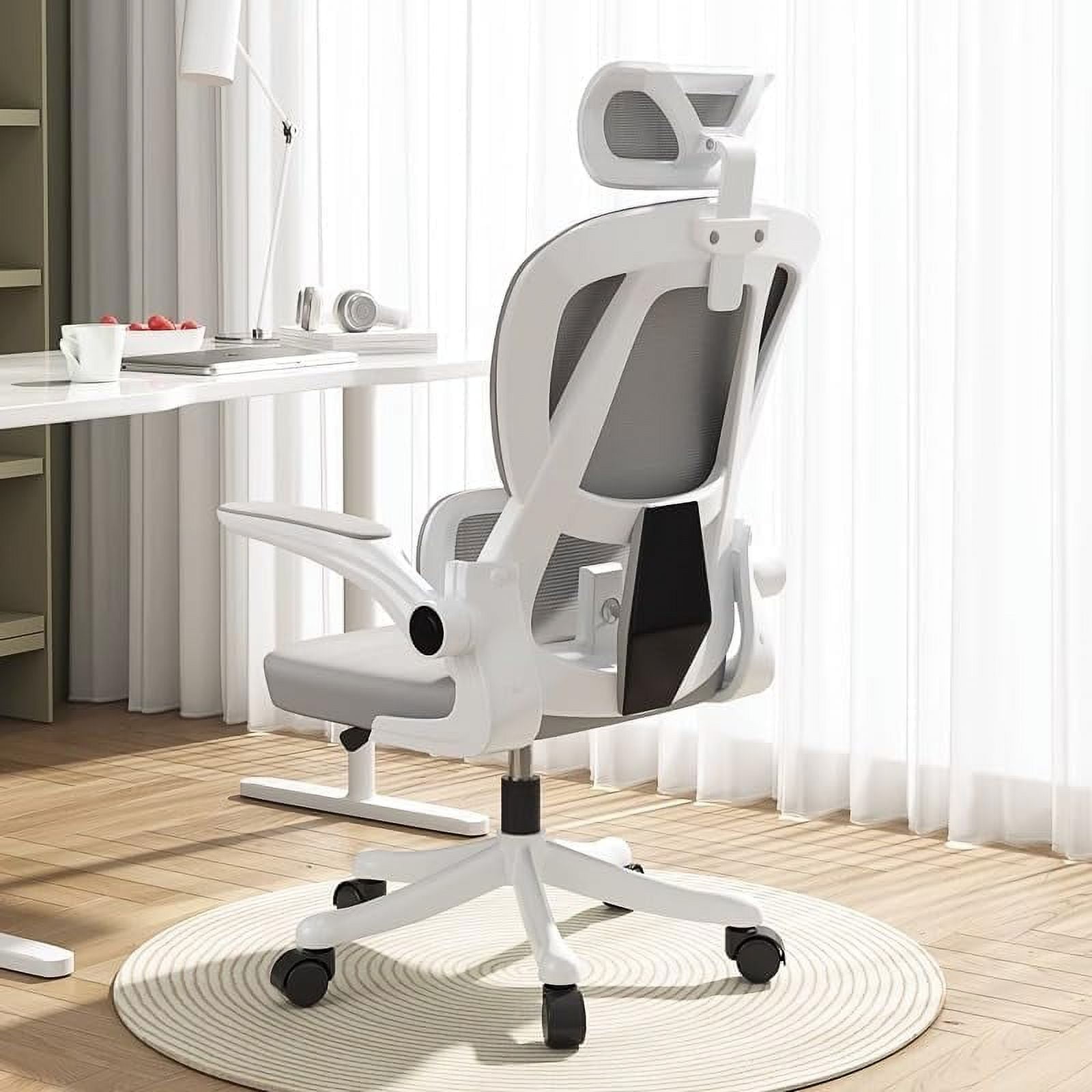 HDHNBA Ergonomic Office Chair Comfort Home Office Task Chair Lumbar ...
