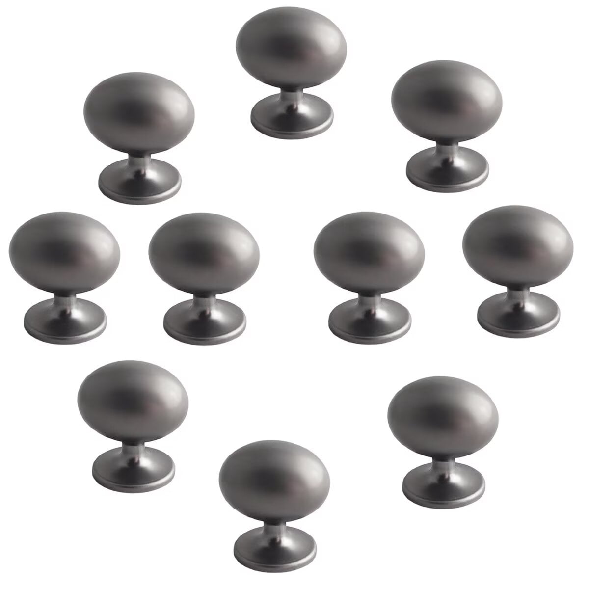 HDJNal 10Pcs Zinc Alloy Cabinet Knobs, 29mm Cute Pigeon Eggs Titanium ...