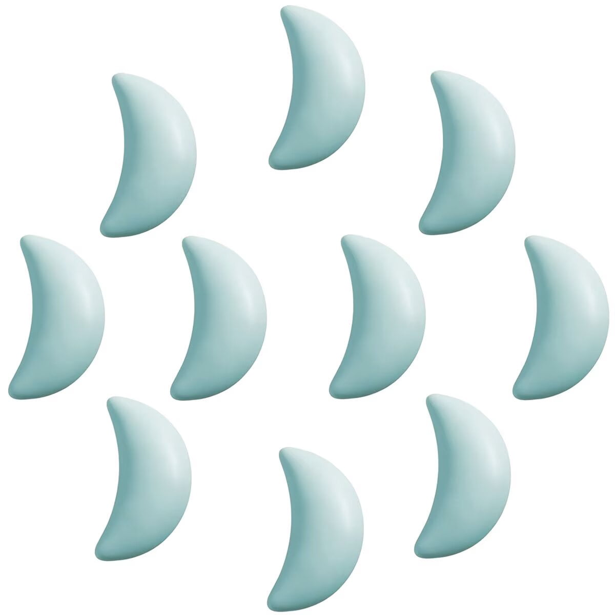 HDJNal 10pcs Cute Glossy Ceramic Knobs Door Pull Knob Cabinet Moon ...