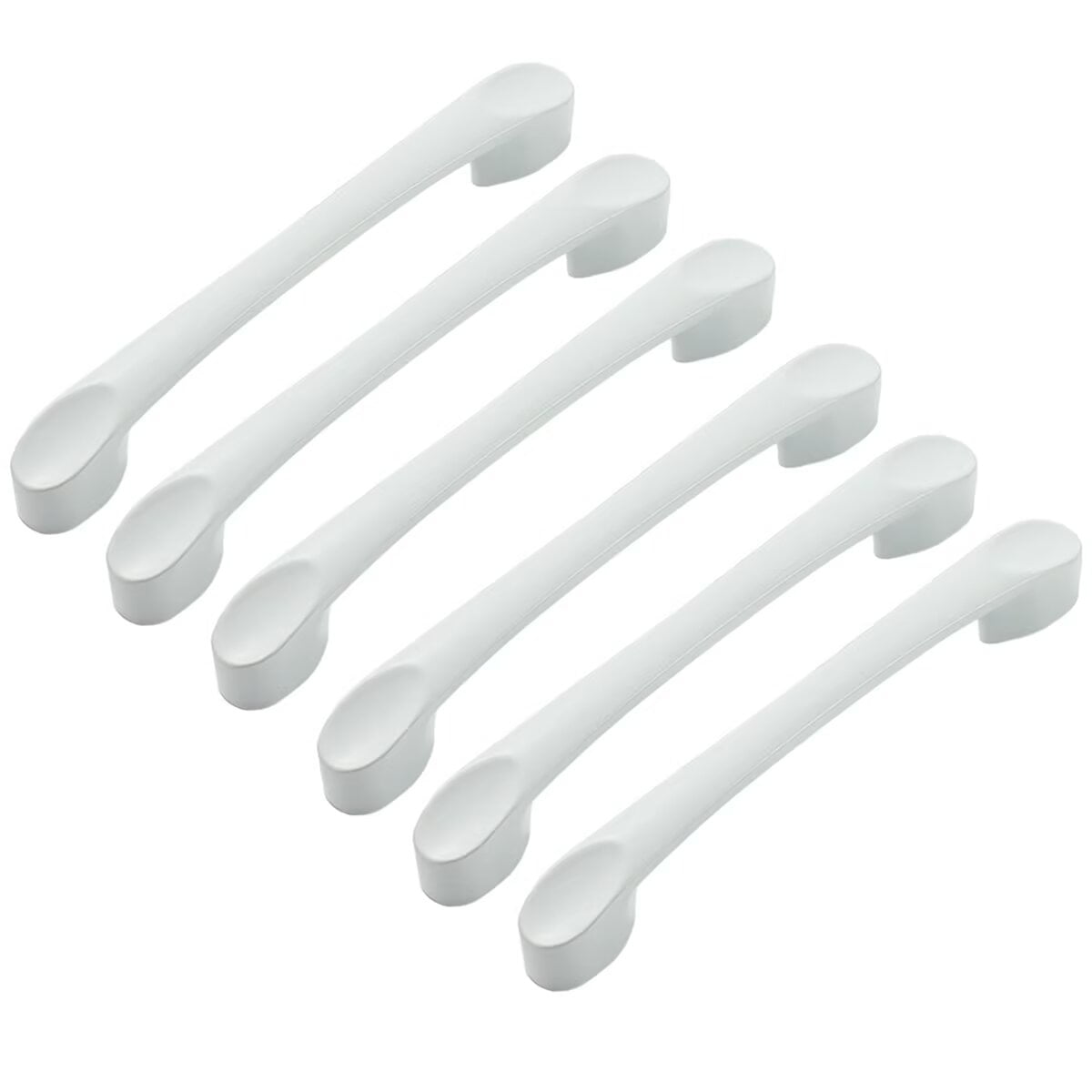 HDJNal 6Pcs Aluminum Drawer Pulls Wardrobe Knobs Modern Furniture ...
