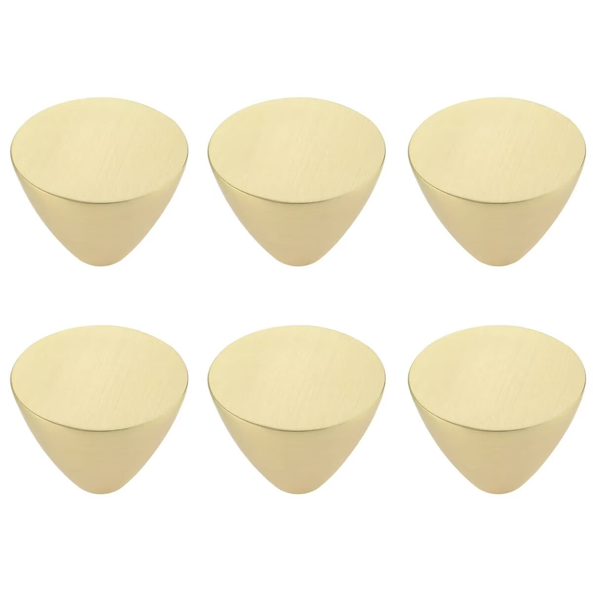 HDJNal Cone Shape Zinc Alloy Knobs/ Handles/ Pulls for Kitchen Cabinets ...