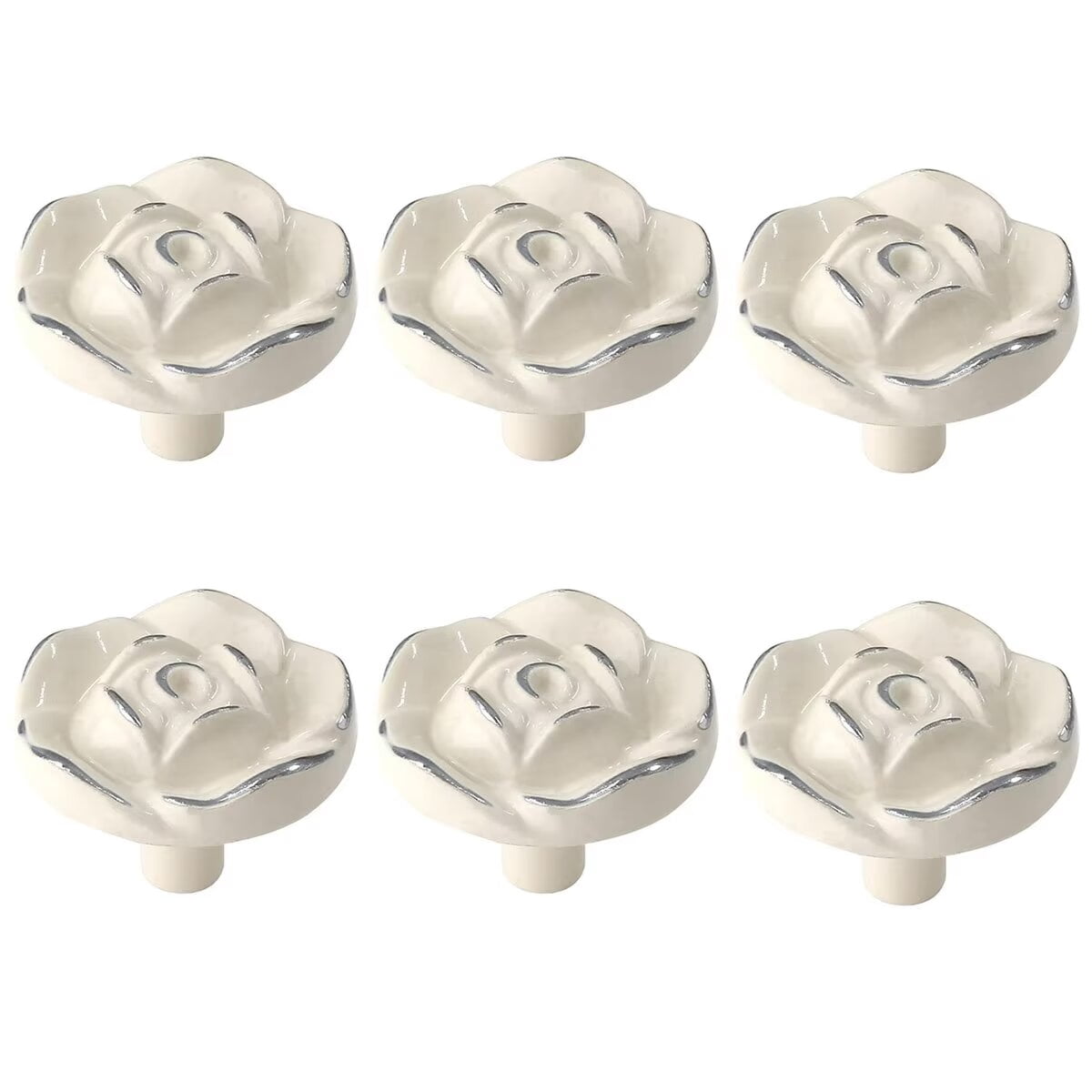 HDJNal Cone Shape Zinc Alloy Knobs/ Handles/ Pulls for Kitchen Cabinets ...