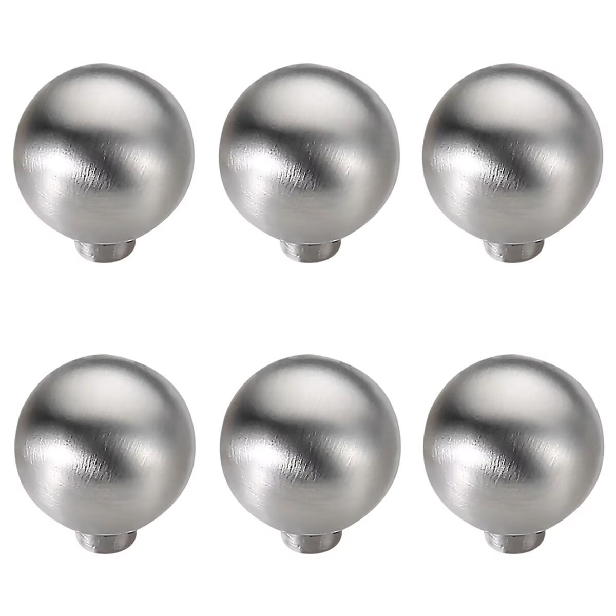HDJNal Set of 6 , Minimalist Style Solid Single Hole Pulls/Handles ...