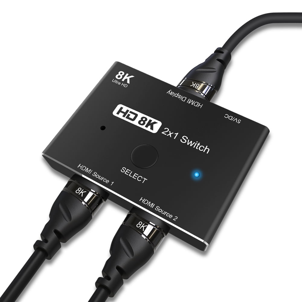 HDMI 2.0 Switch 8K Ultra HD Dual Output, 48Gbps for PS5, Xbox, Smart TV ...