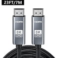 Atzeste 8K 23FT HDMI 2.1 Cable, Certified Ultra High Speed 48Gbps HDMI ...