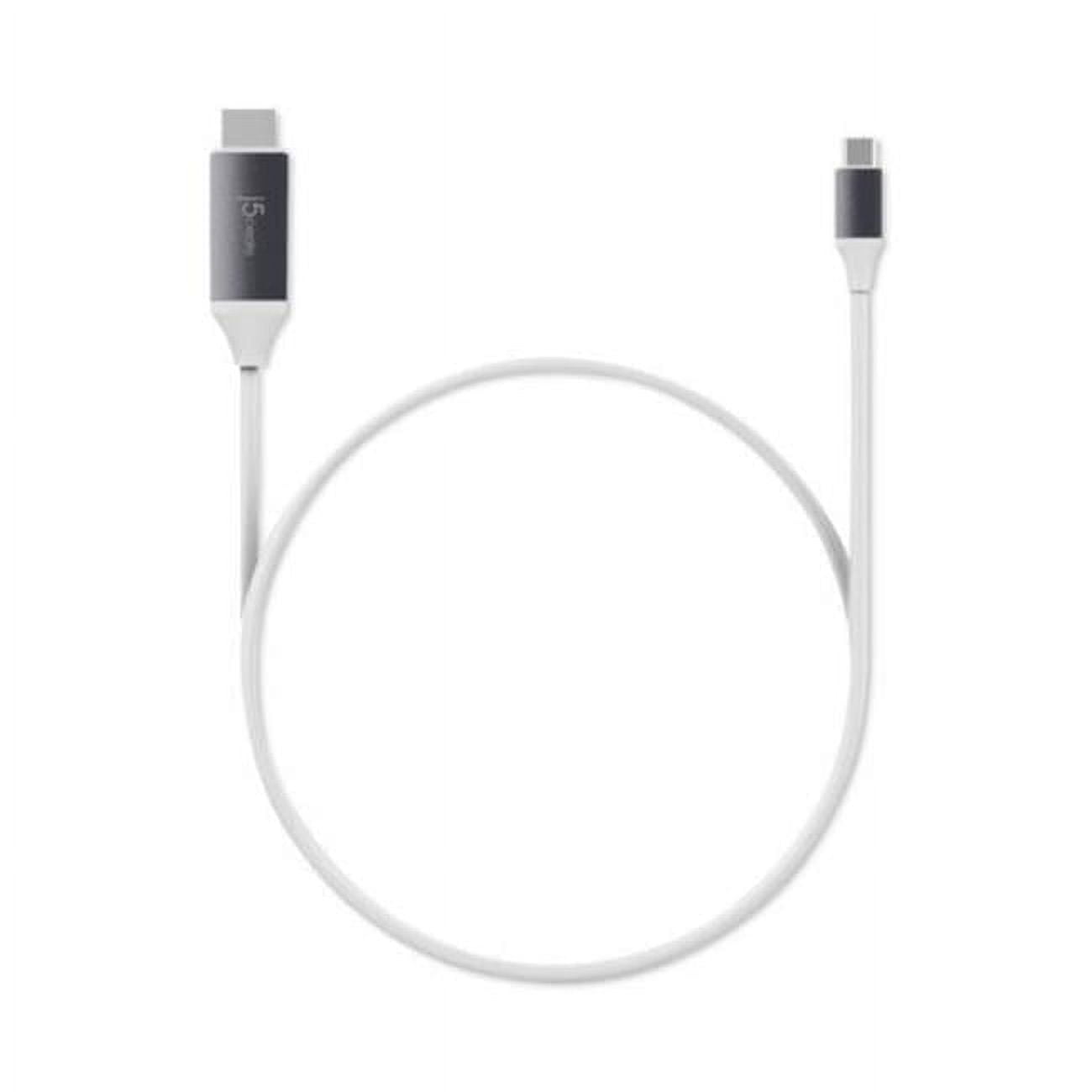 HDMI 4K Audio & Video Cable - 6 ft. - White - Walmart.com