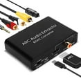 HDMI ARC Adapter 192KHz HDMI ARC Audio Extractor with Digital Optical TOSLINK SPDIF Coaxial ...