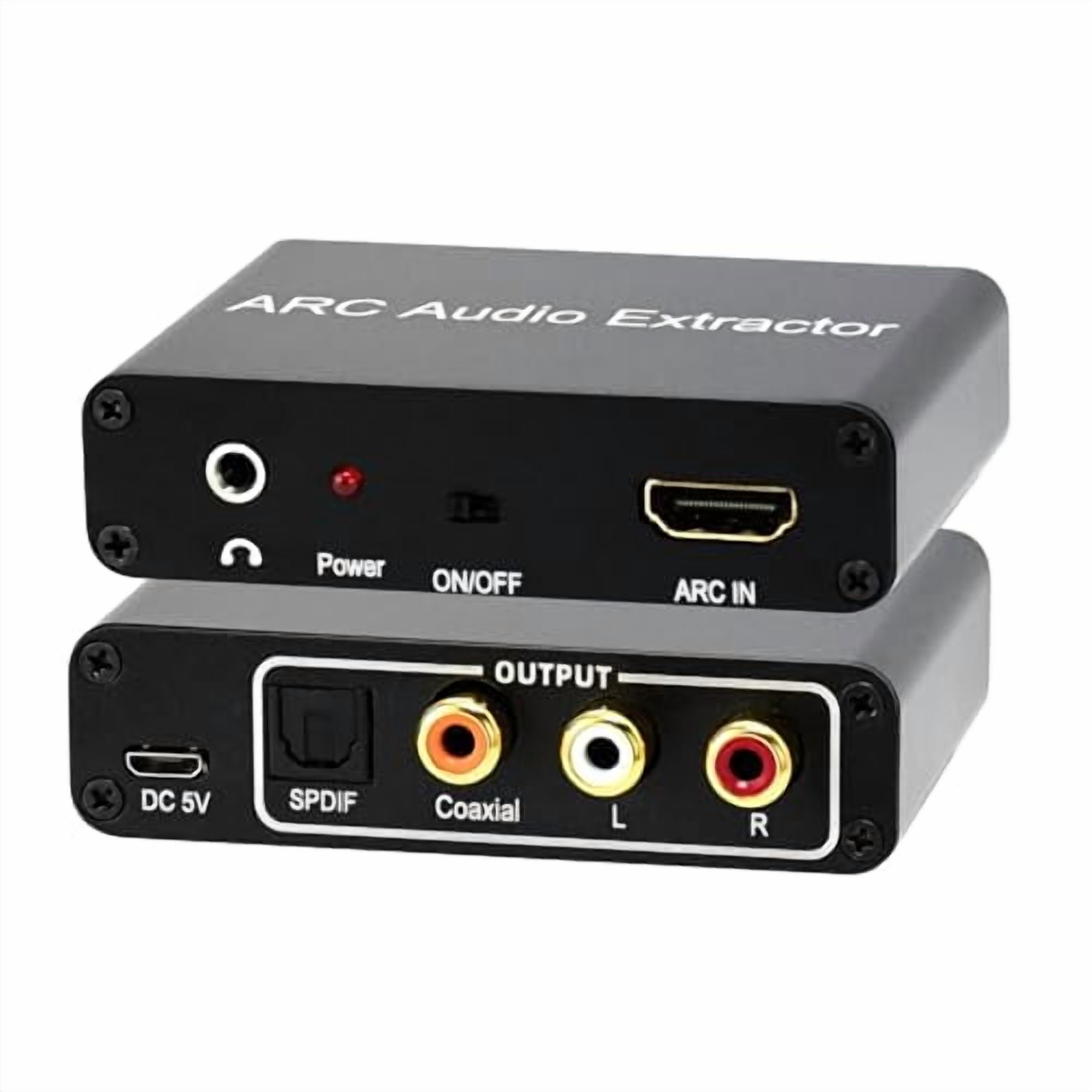 HDMI ARC to Optical Audio Adapter,ARC Audio Extractor HDMI to Coaxial ...
