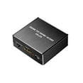 HDMI Audio Extractor 4K@30Hz HDMI to Optical 3.5mm AUX Audio Adapter ...
