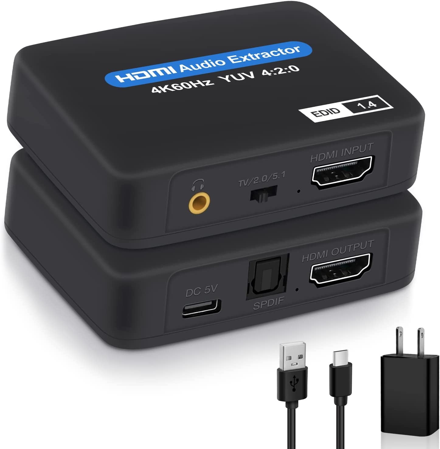AUBEAMTO, HDMI Audio Extractor, 4K@60Hz, Support 3D and 1080P - Walmart.com