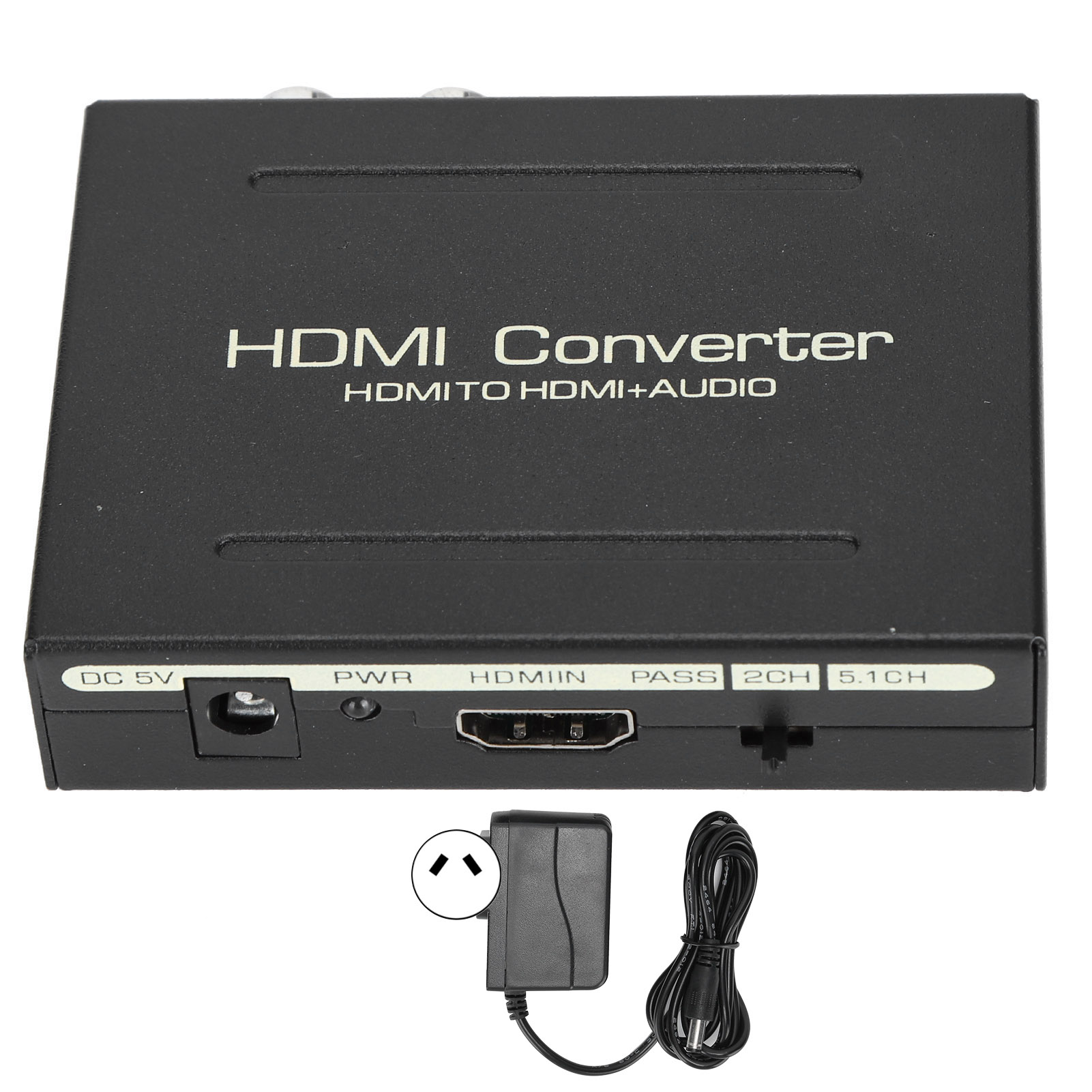 HDMI Audio Extractor HDMI to HDMI SPDIF Optical for RCA L/R Audio ...