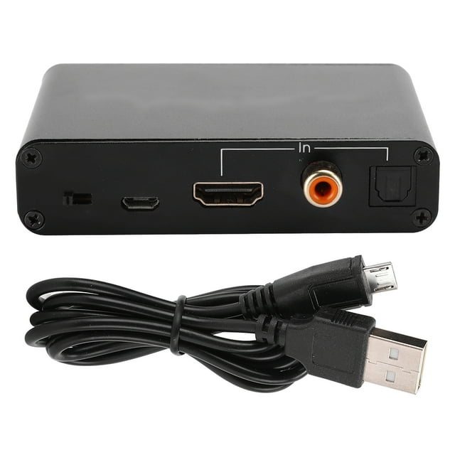 HDMI Audio Return Optical Coaxial Digital to Analog DAC Converter ...