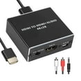 HDMI Audio Splitter, 4K*2K HDMI Audio Extractor HDMI to Optical Spdif ...