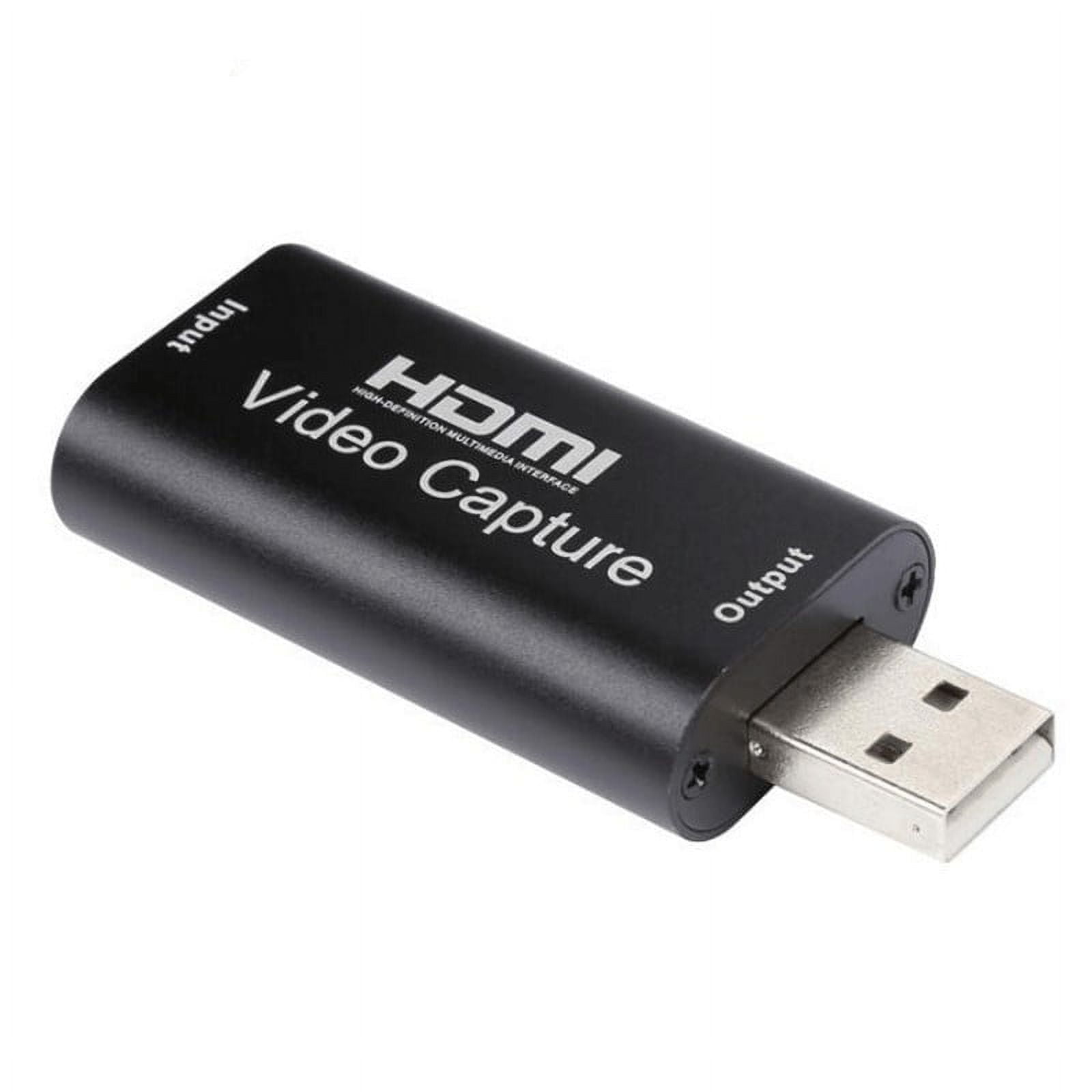 HDMI Audio Video Capture Card, 4K HDMI to USB 2.0 Video Audio Converter ...