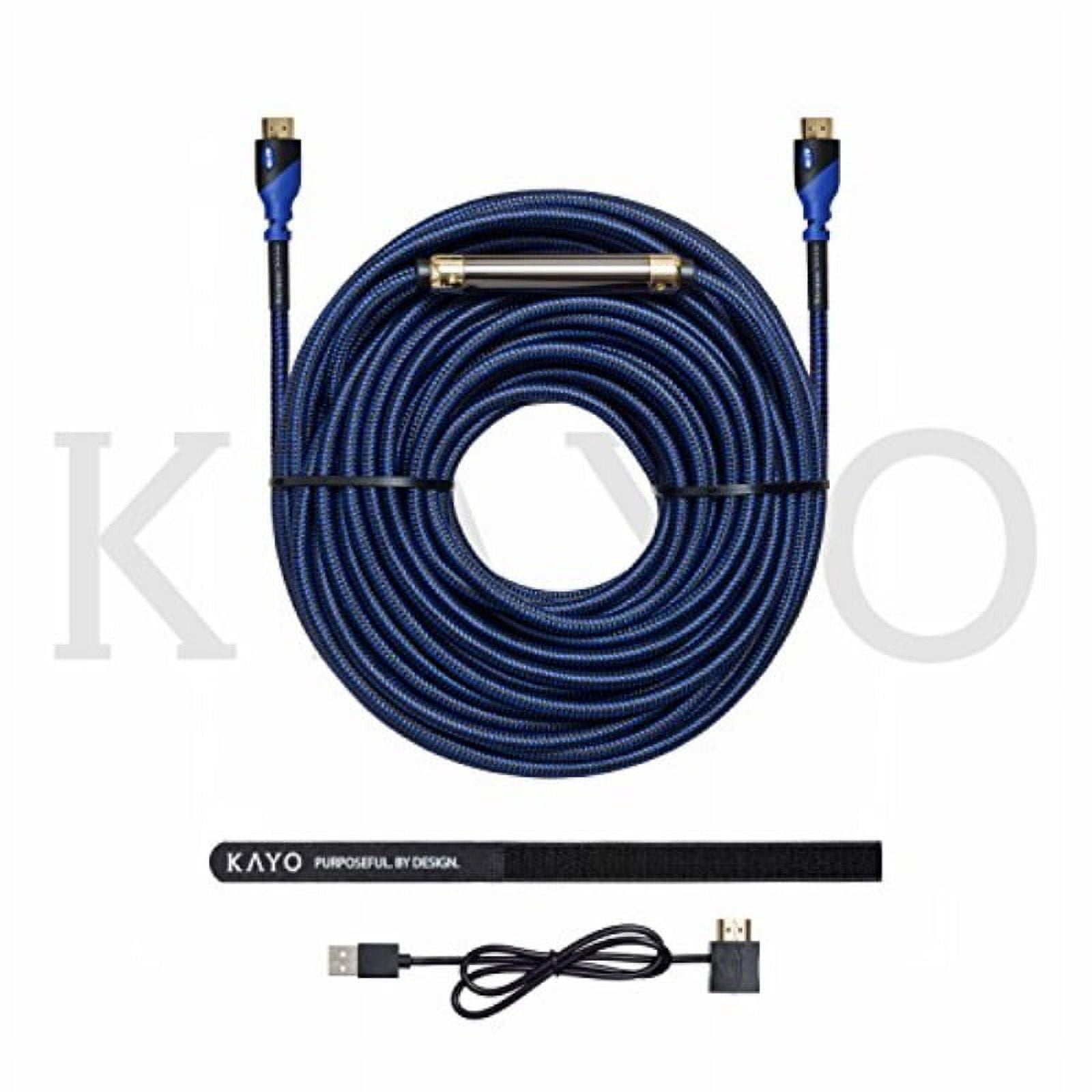 HDMI Cable 100 FT,KAYO High Speed HDMI1.4/2.0 Super HD 4K 2160p Cable ...