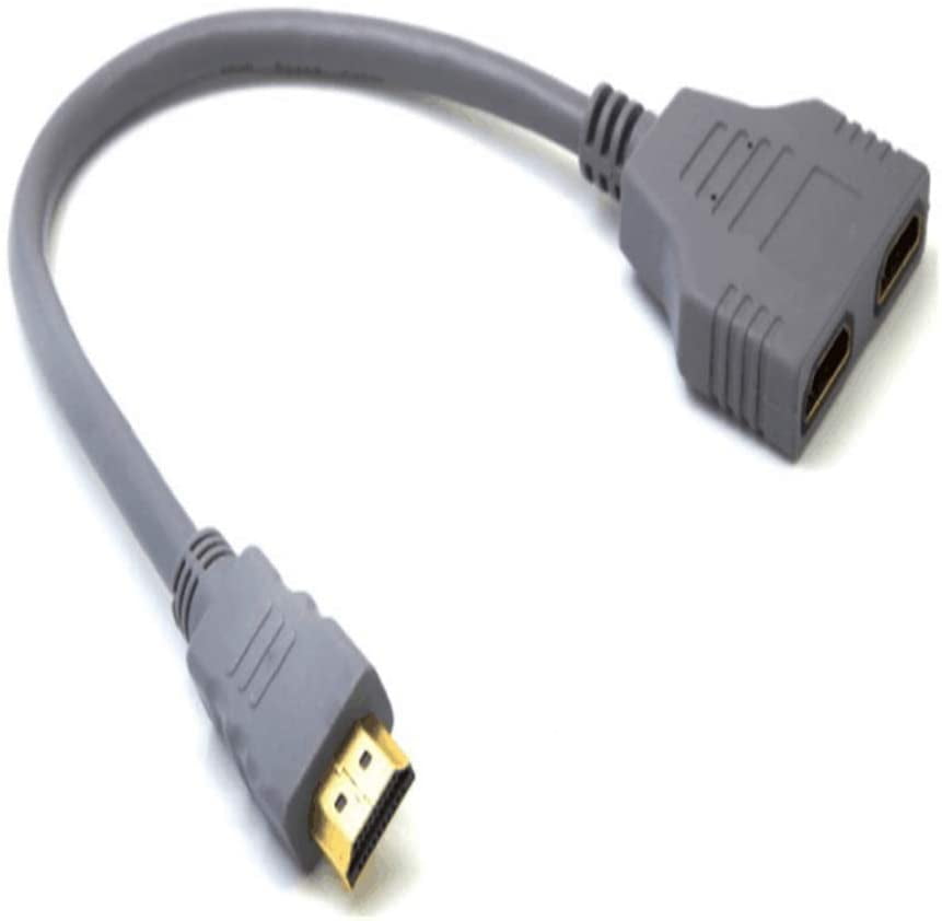 HDMI Cable 1080P HDMI Spliter Cable Port Male to 2 Female 1 in 2 Out ...