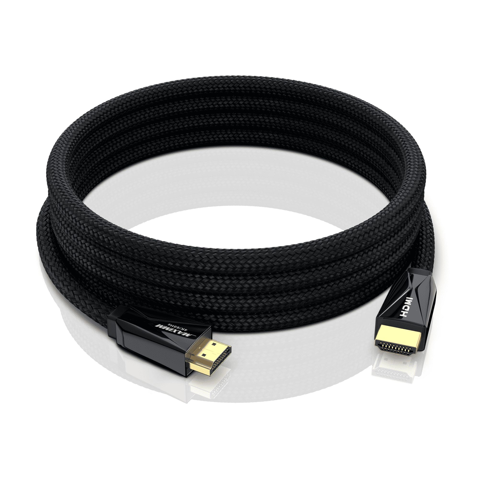 HDMI Cable 25ft 4K 60hz HDR Nylon Braided High Speed HDMI 2.0 Cord (25 ...