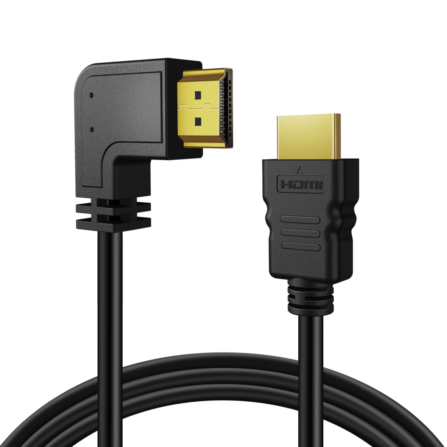 TNP HDMI Cable Left Angle 90 Degree (6FT) - High Speed HDMI 2.0 Cord ...