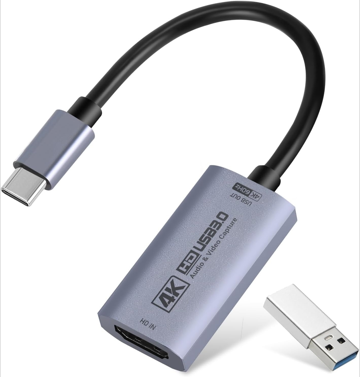 HDMI Capture Card 4K@60FPS, 1080P@240FPS USB 3.0 HDMI to USB A/C Video ...