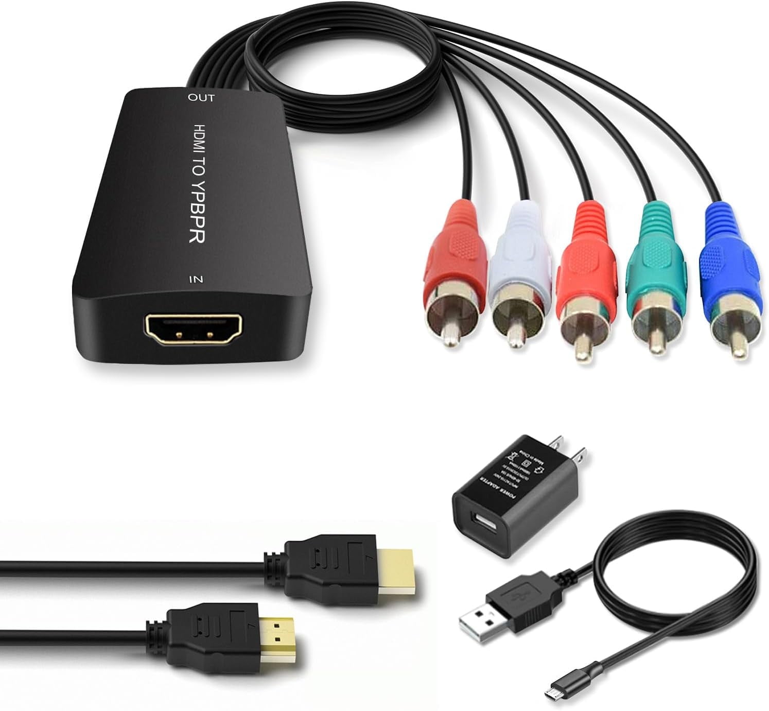 KSRplayer HDMI to Component / HDMI to YPbPr Analog to Digital Converter ...