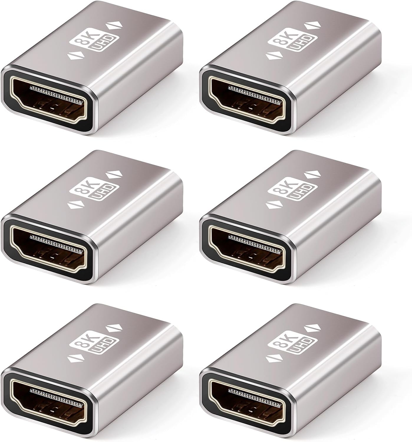 HDMI Coupler 6-Pack, 8K@60Hz, HDMI Female to Female Adapter, HDMI 2.1 ...