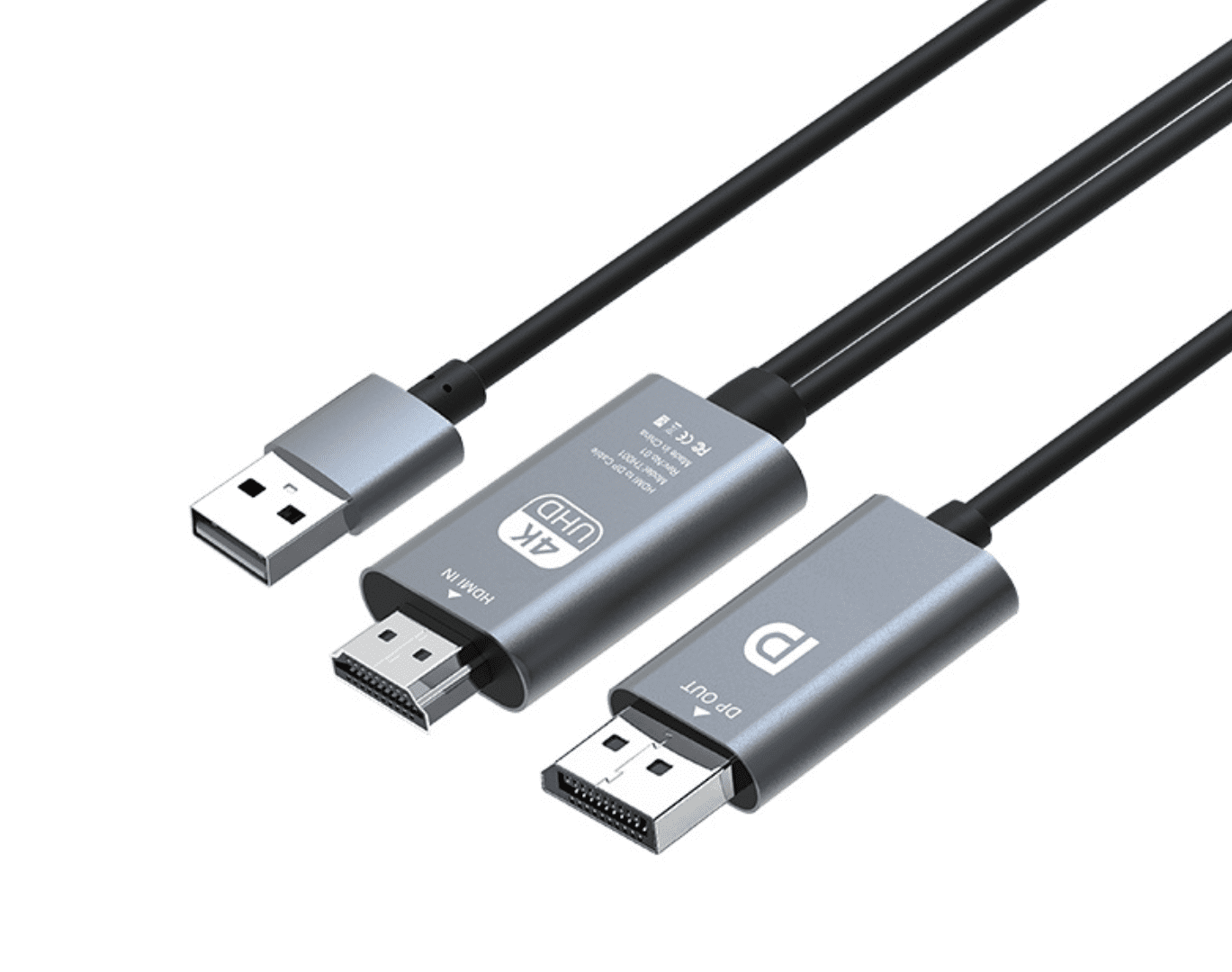 HDMI to DisplayPort Adapter/Converter Cable 4K 60Hz, Male HDMI to DP ...