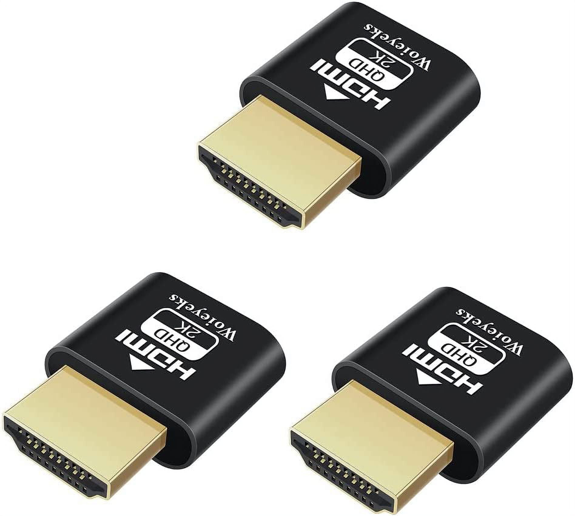 HDMI Dummy Plug Headless Ghost Display Emulator/Virtual Monitor ...