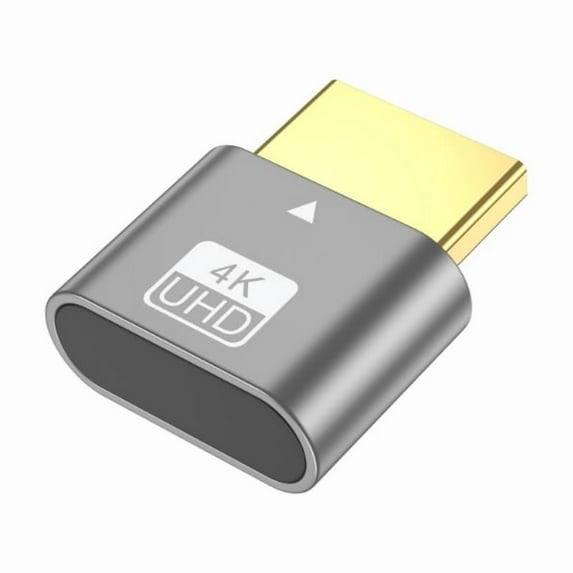 HDMI Dummy Plugs DisplayPort Virtual Headlessly Adapter With EDID ...