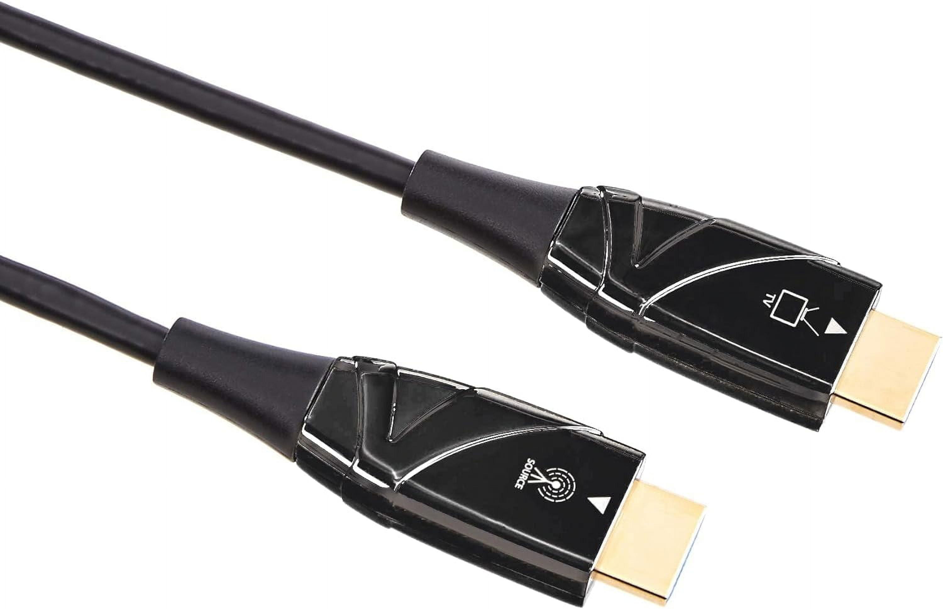 HDMI Fiber Optic Cable, 18Gbps High-Speed, 4K@60Hz, 2160p, 48-Bit Color ...