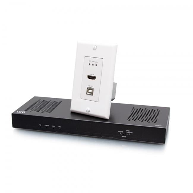 HDMI HDBaseT Plus USB-B & Rs232 Over Cat Extender Single Gang Wall ...