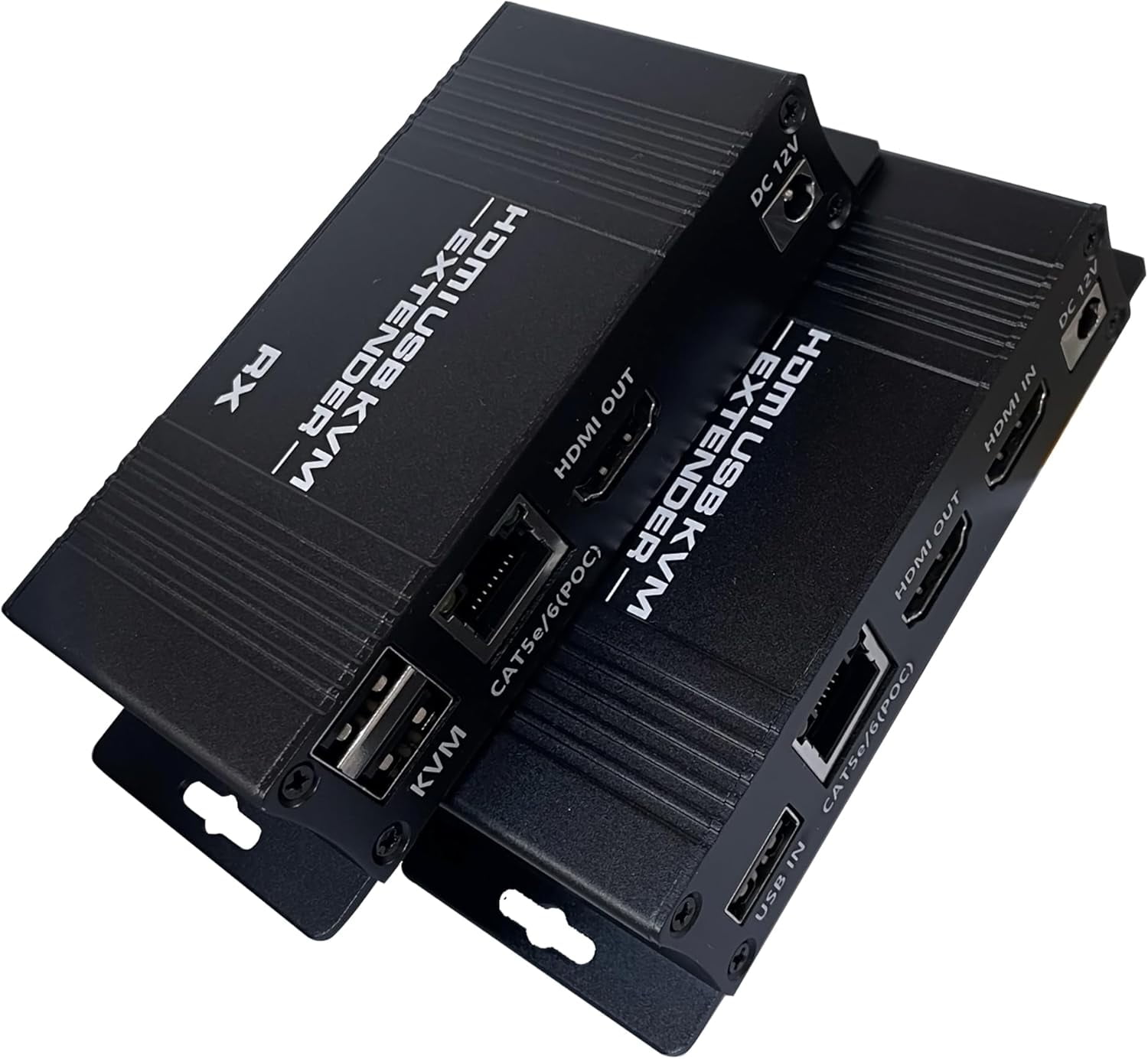 HDMI KVM USB Extender Over 5e/6 Cable, 164FT HDMI Ethernet Extender ...