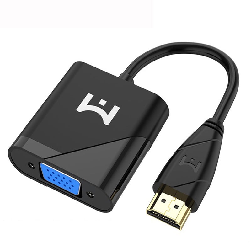 HDMI Male To VGA Female Video Converter Adapter Cable For PC DVD 1080P ...