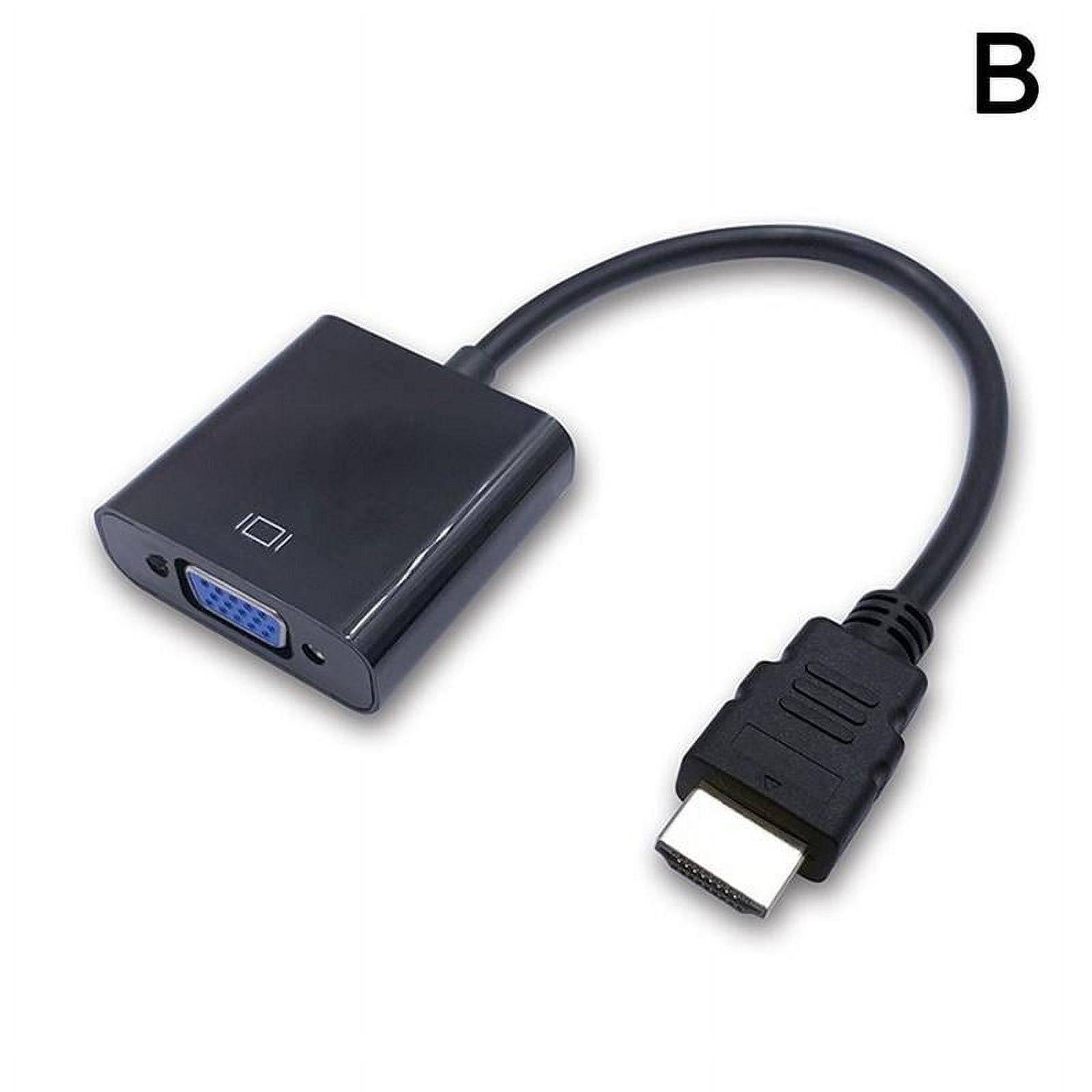 HDMI Male to VGA Female Converter Adapter Cable 1080P for PC HDTV DVD ...
