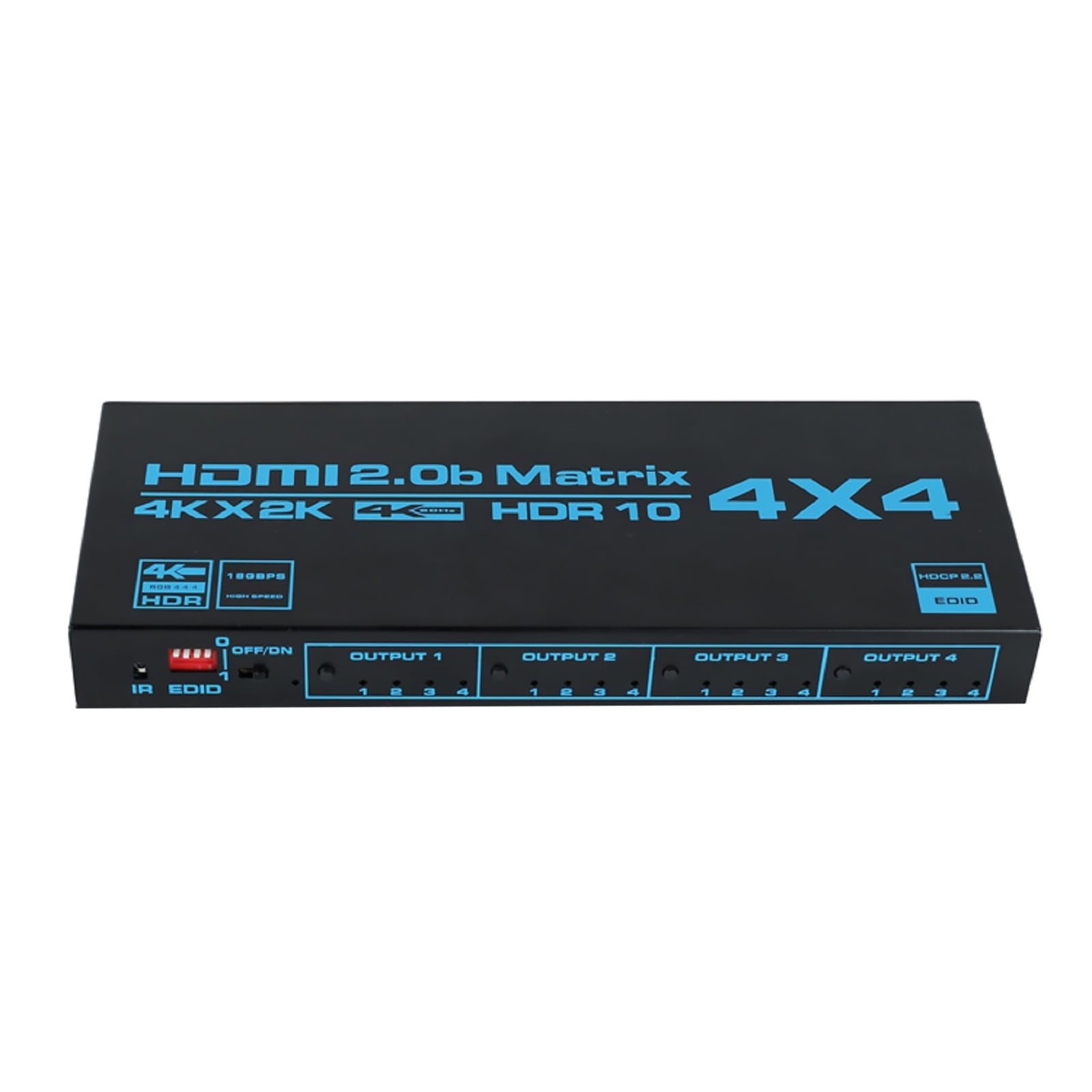 HDMI Matrix 4X4, 4K HDMI Switcher Splitter 4 in 4 Out with EDID ...