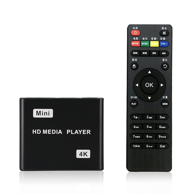 HDMI Media Player, 4K Full HD digital media player with Remote Control ...