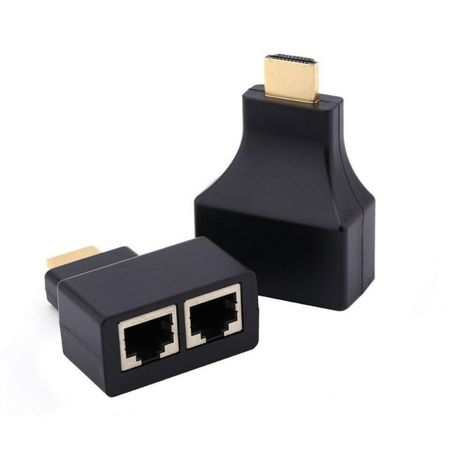 HDMI Over RJ45 CAT5e CAT6 UTP LAN Ethernet Balun Extender Repeater ...
