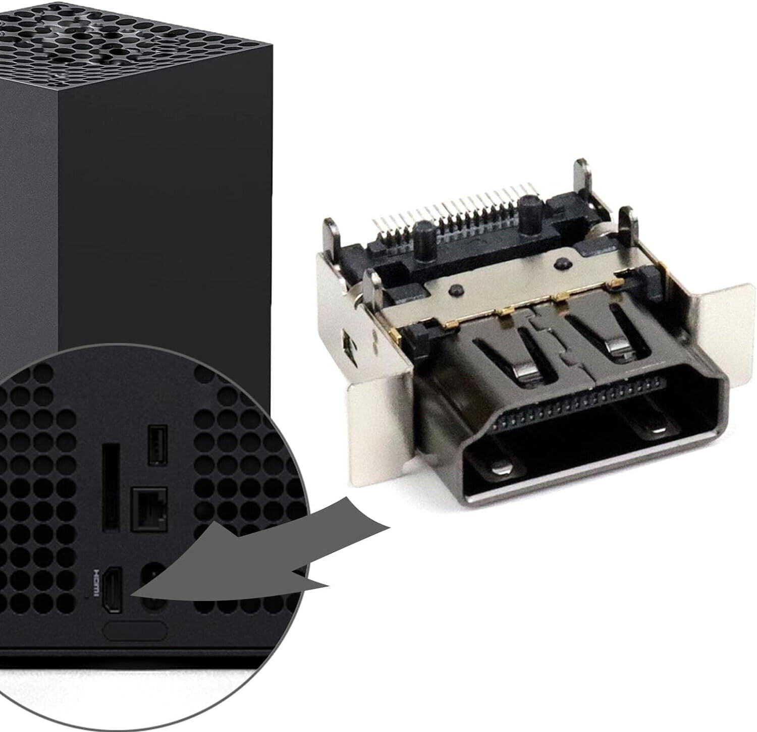 HDMI Port Socket Dock Connector Replacement For Microsoft Xbox Series X ...