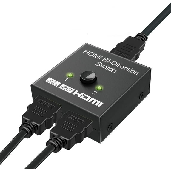 HDMI Splitter 1 in 2 Out, HDMI Switch 4K HDMI Splitter, HDMI ...