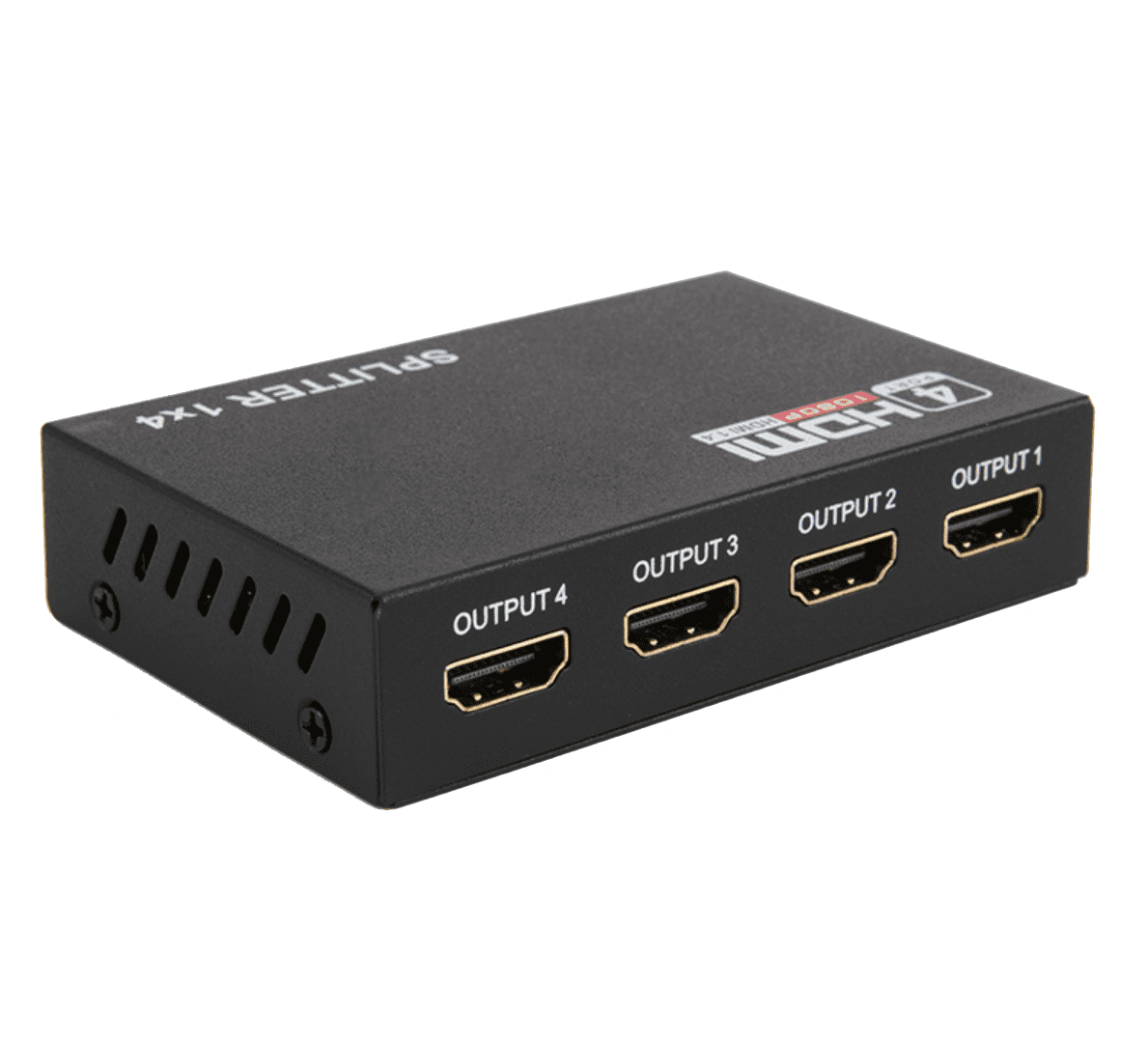 HDMI Splitter 1 in 4 Out Female,1x4 Hdmi Splitter Display Multiple ...