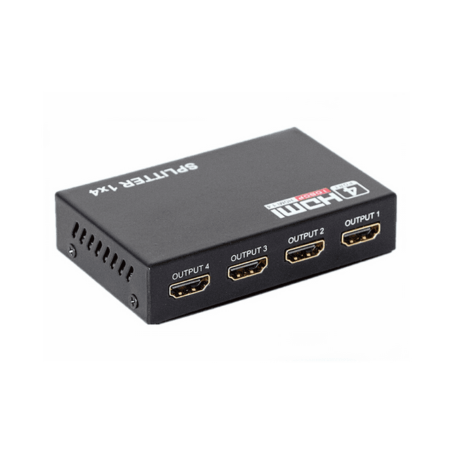 HDMI Splitter 1X4 4 Port Hub Repeater Amplifier 3D 4K x 2K 1 in 4 out ...