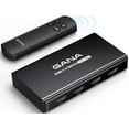 HDMI Switch 3 in 1 Out 4K@60Hz, GANA HDMI Splitter Switcher with Remote, Aluminum HDMI 2.0 ...