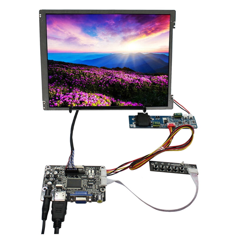 HDMI VGA AV LCD Controller Board 10.4 in 800x600 1000nit LCD Screen - Walmart.com